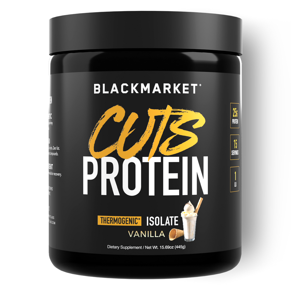 CUTS Thermogenic Whey PROTEIN Isolate | BlackMarketLabs.com